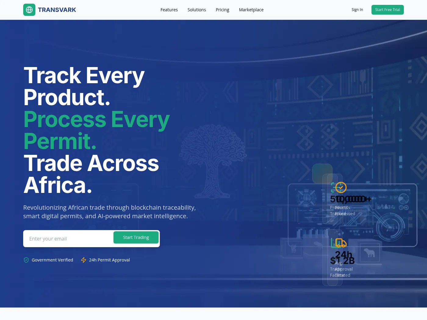 Transvark Trade Platform
