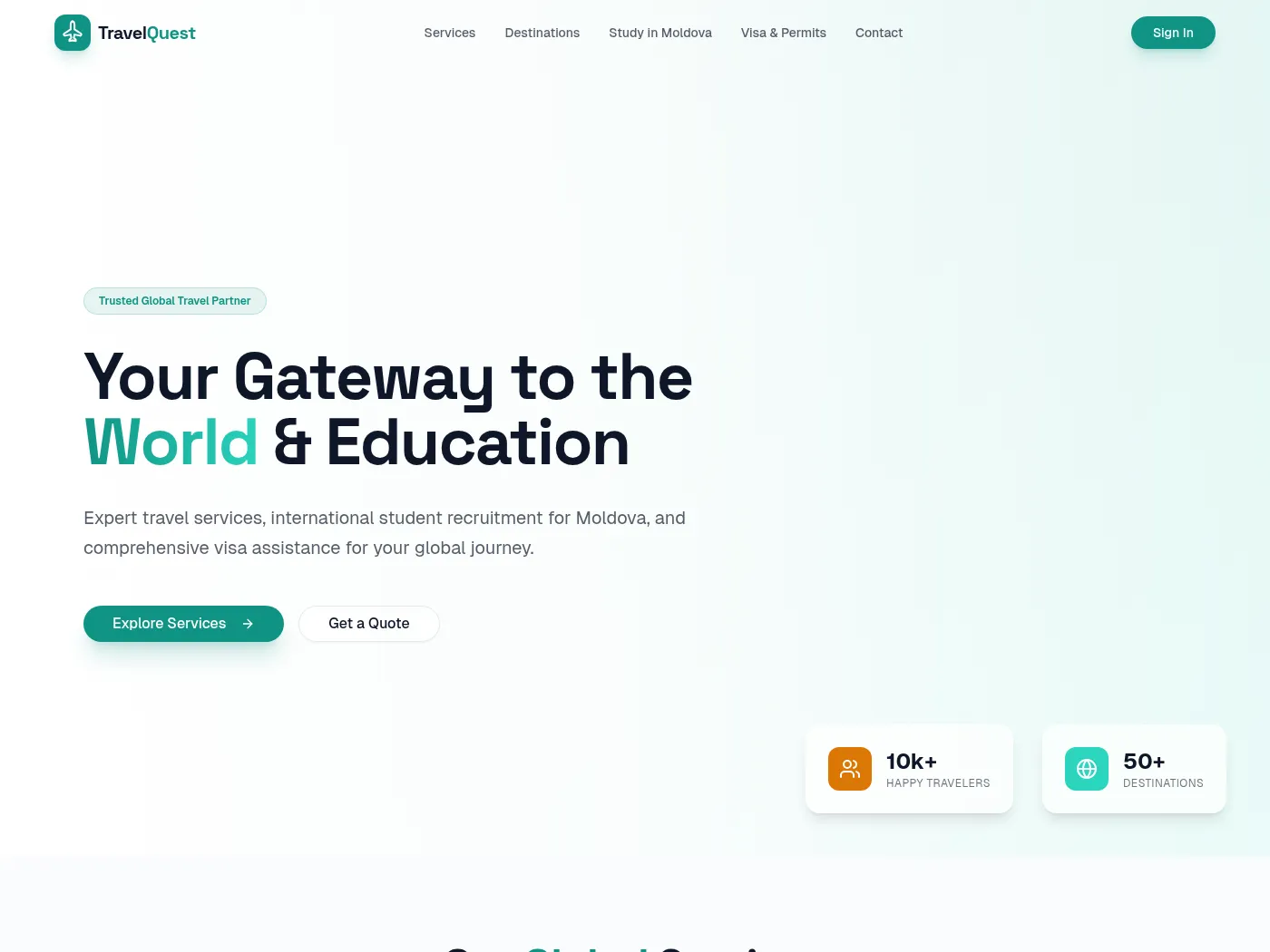 Travel Quest Site