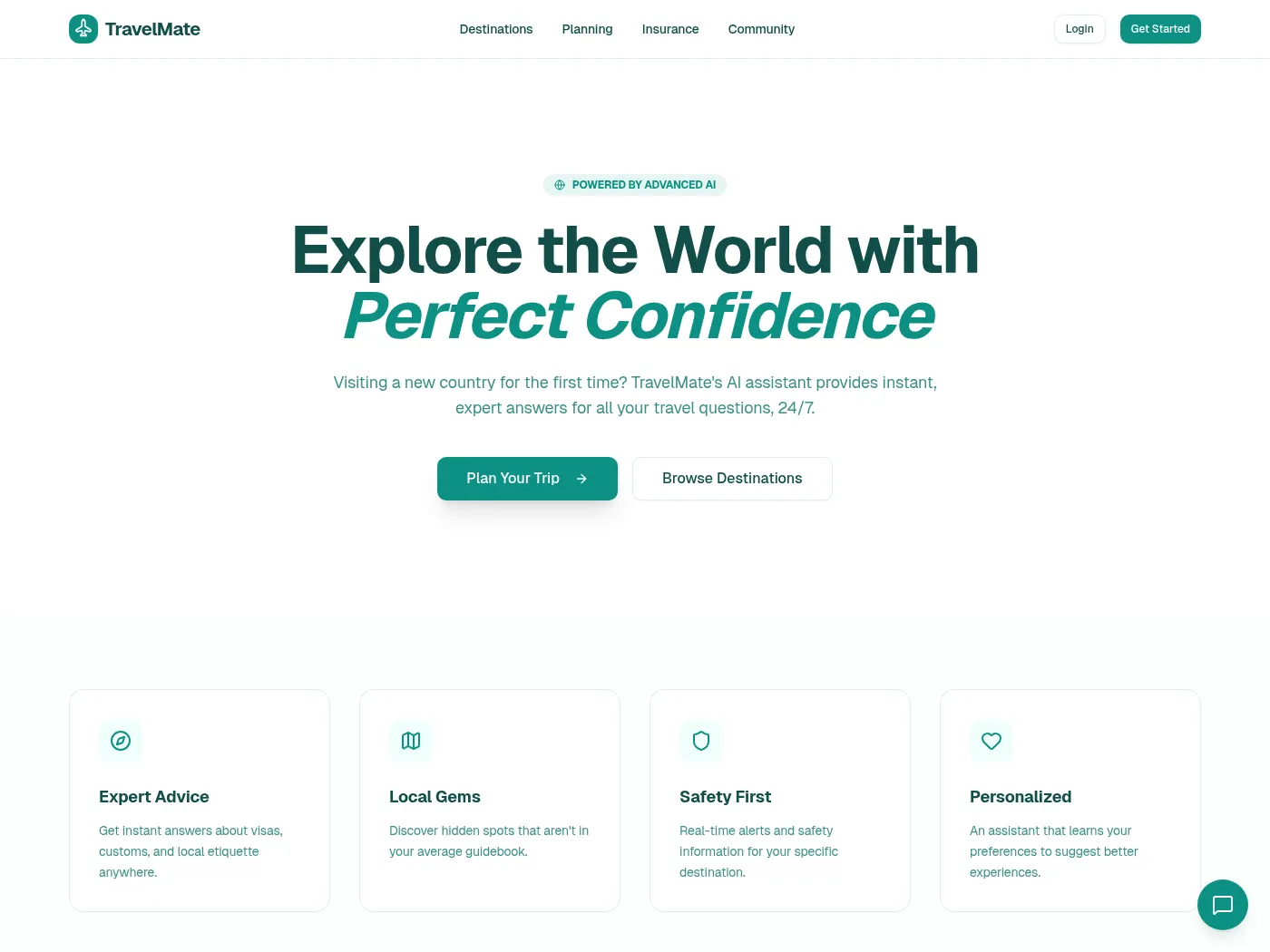 TravelMate AI Chatbox