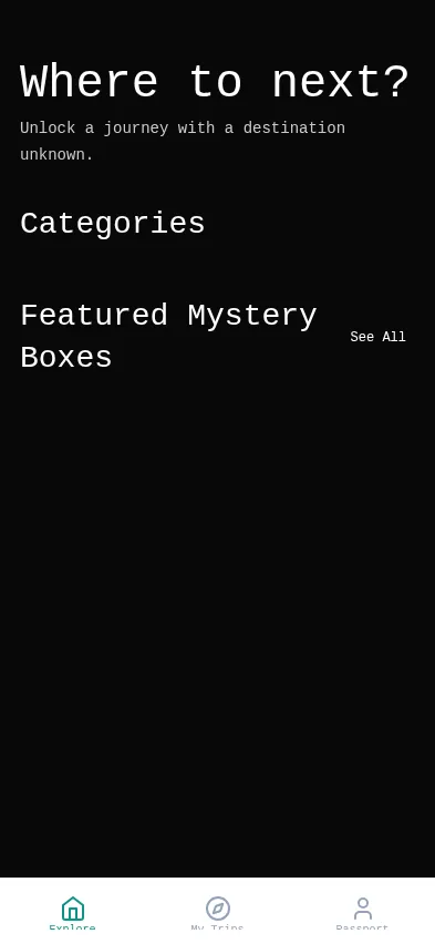 Mystery Trip Box