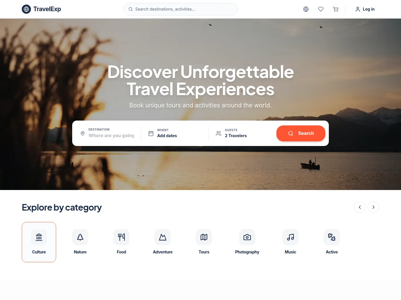 Travel Experience Finder