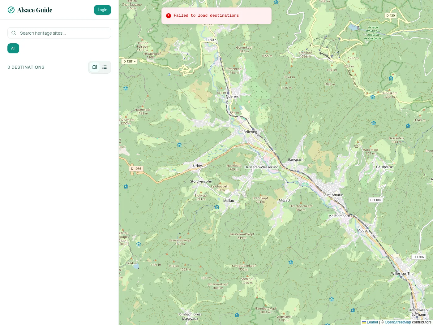 Travel Guide Map