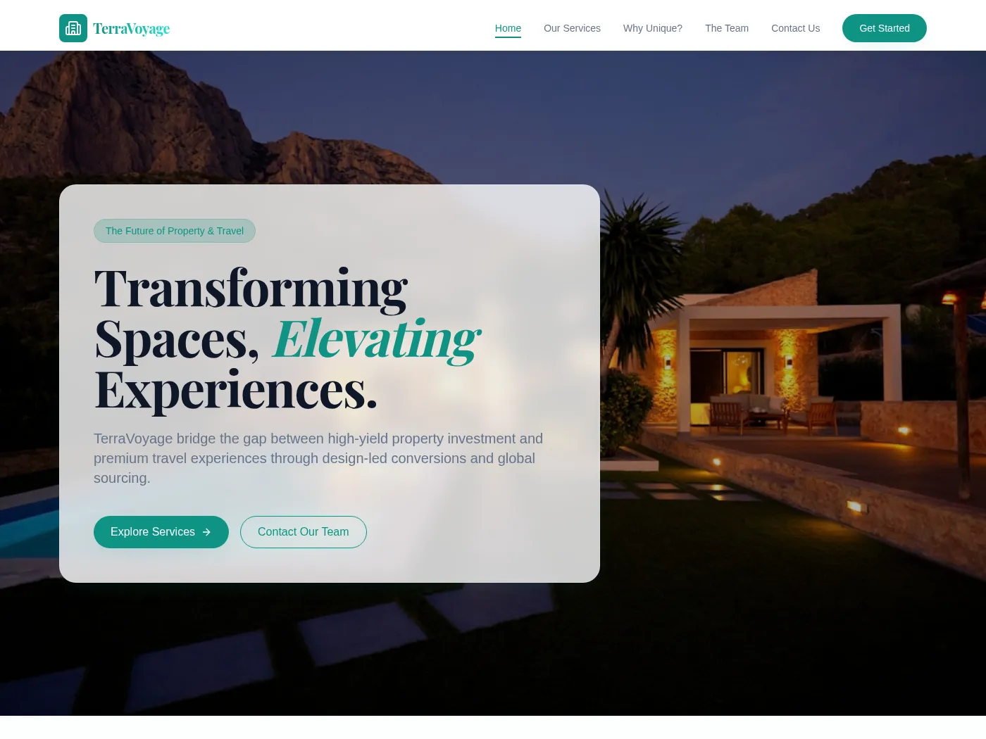 Travel Property Site