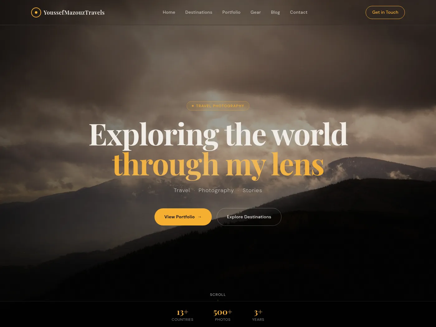 TravelLens Web Portfolio
