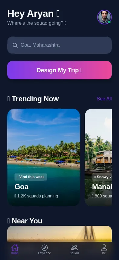 Travelo Squad Planner