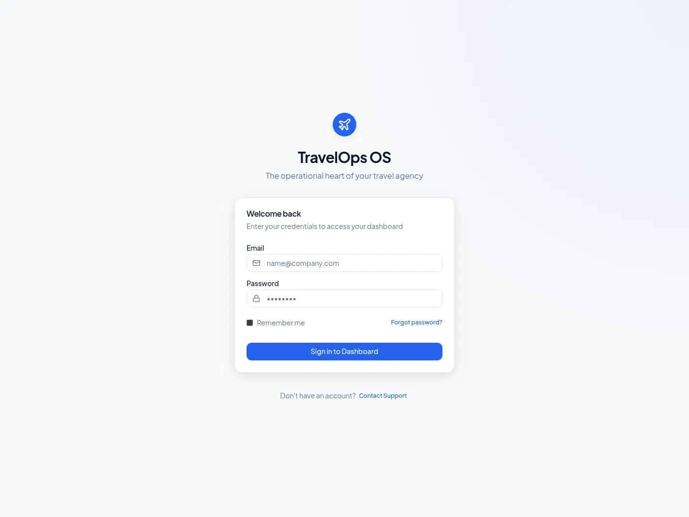 TravelOps OS