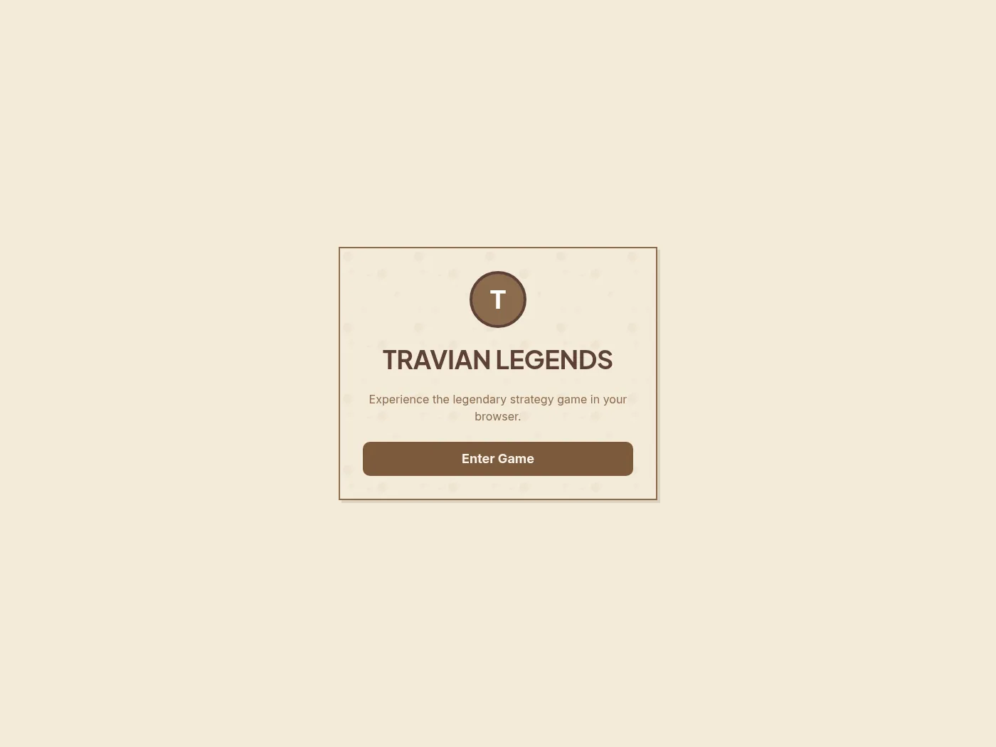 Travian Clone Site