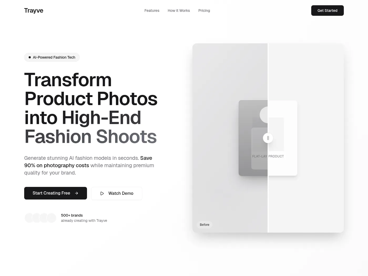 Trayve AI Landing Page