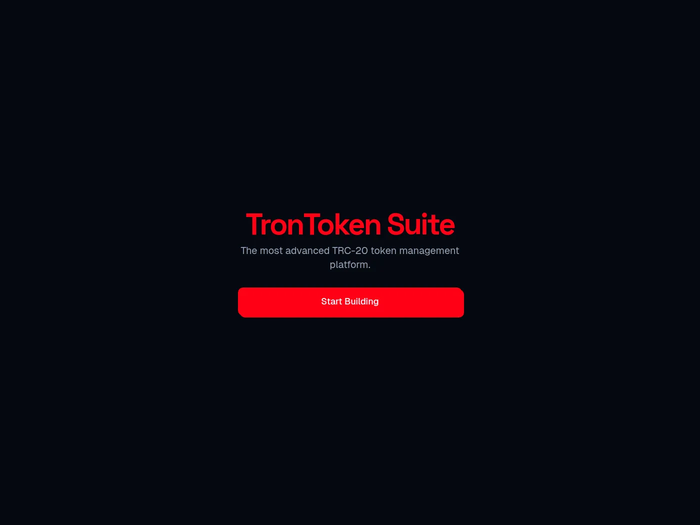 TronToken Suite