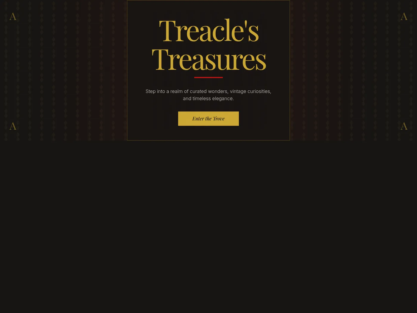 Treacle's Treasures Site