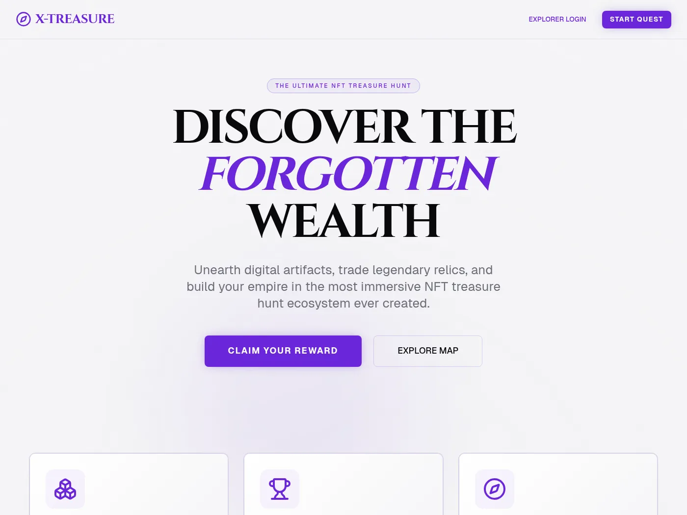 Treasure NFT Game