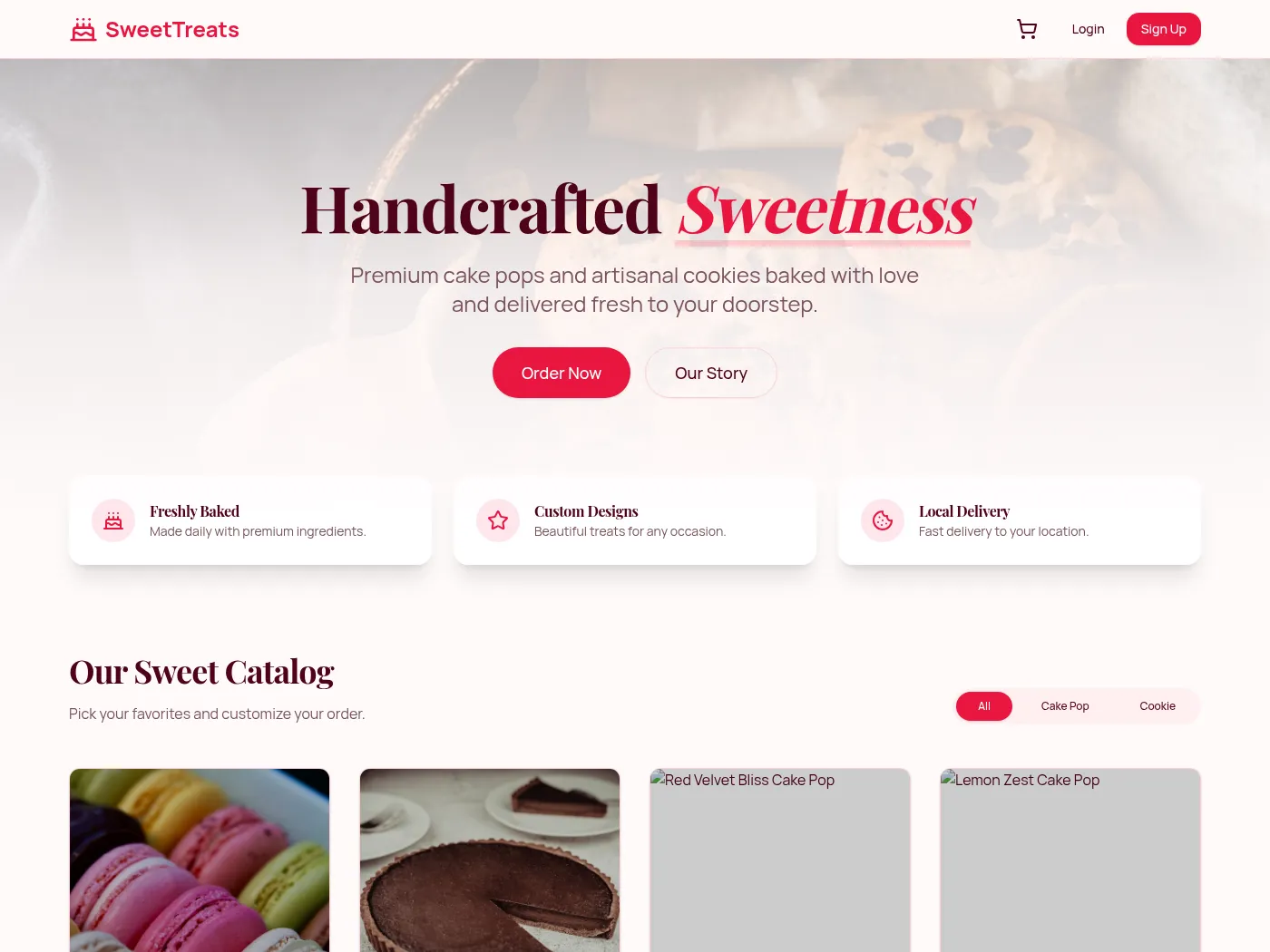 SweetTreats Online Orders