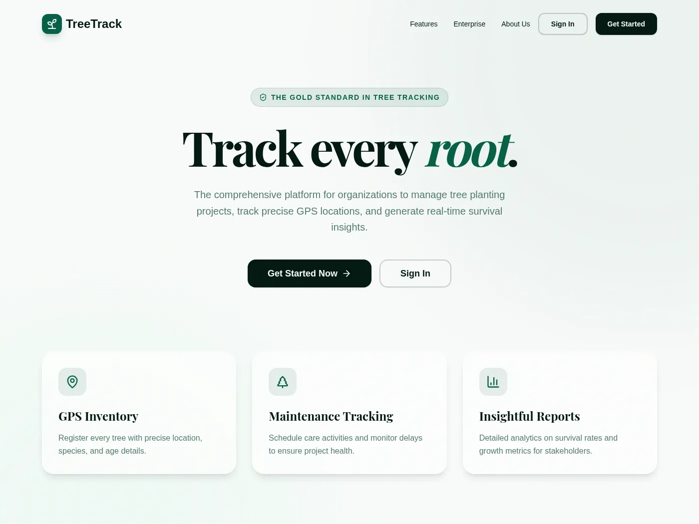 TreeTrack Platform