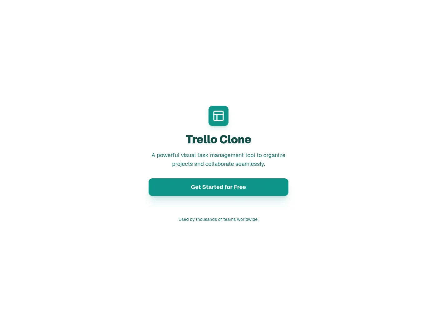 Trello Board Clone