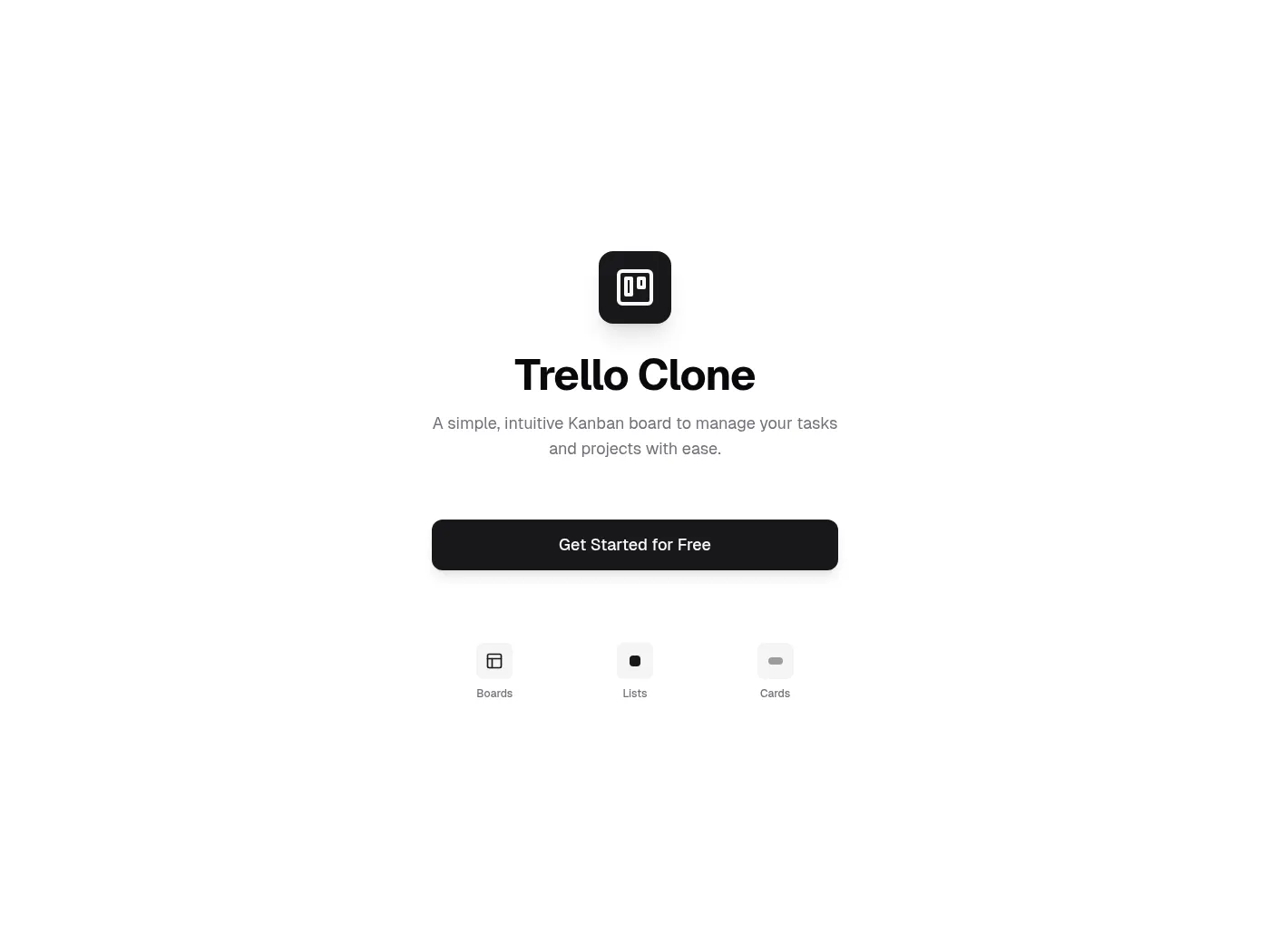 Trello Board Clone
