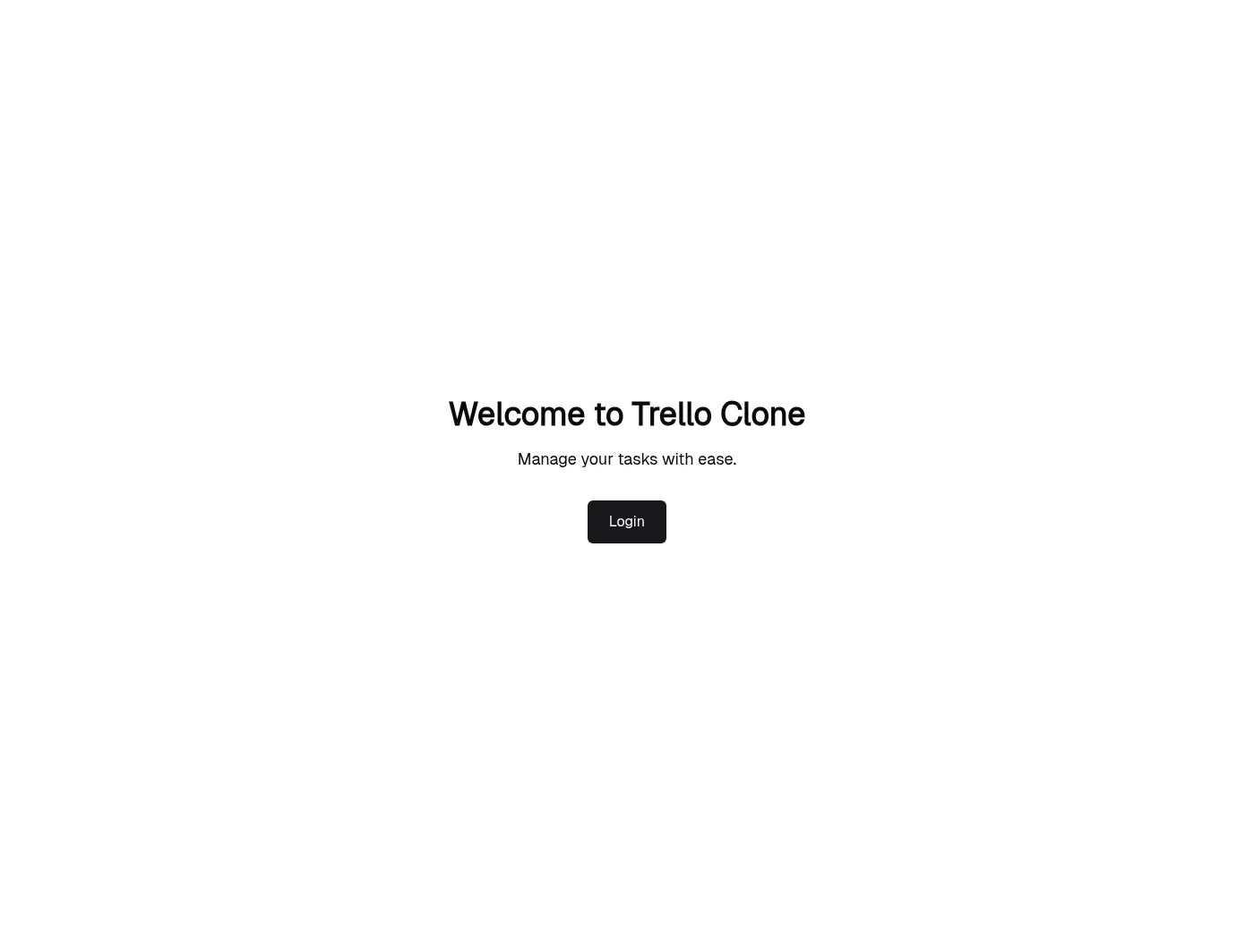 Trello Board Clone