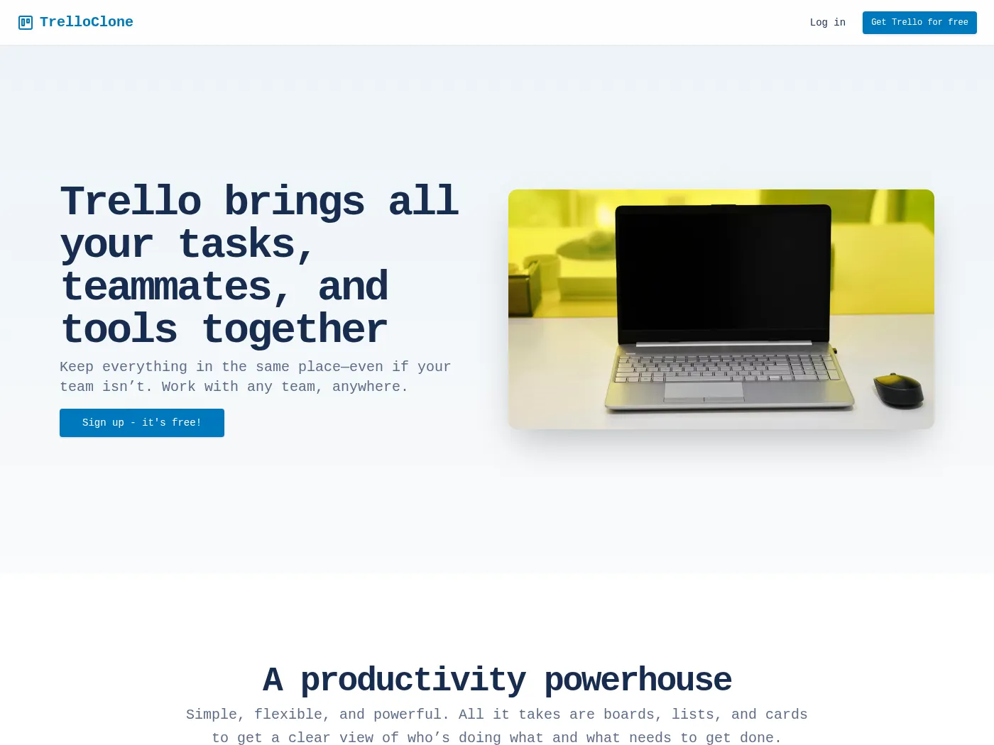 Trello Board Clone