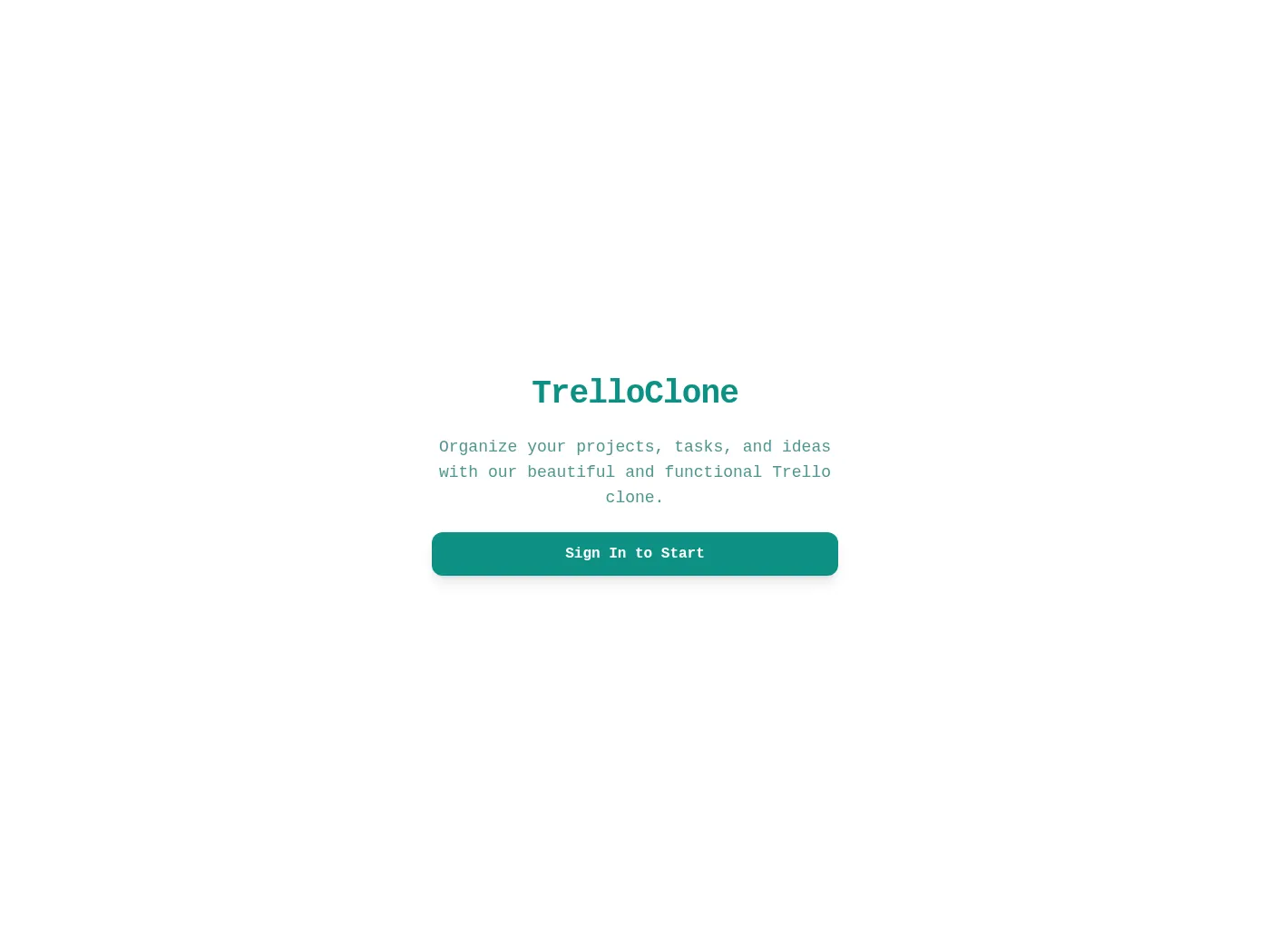 Trello Board Clone