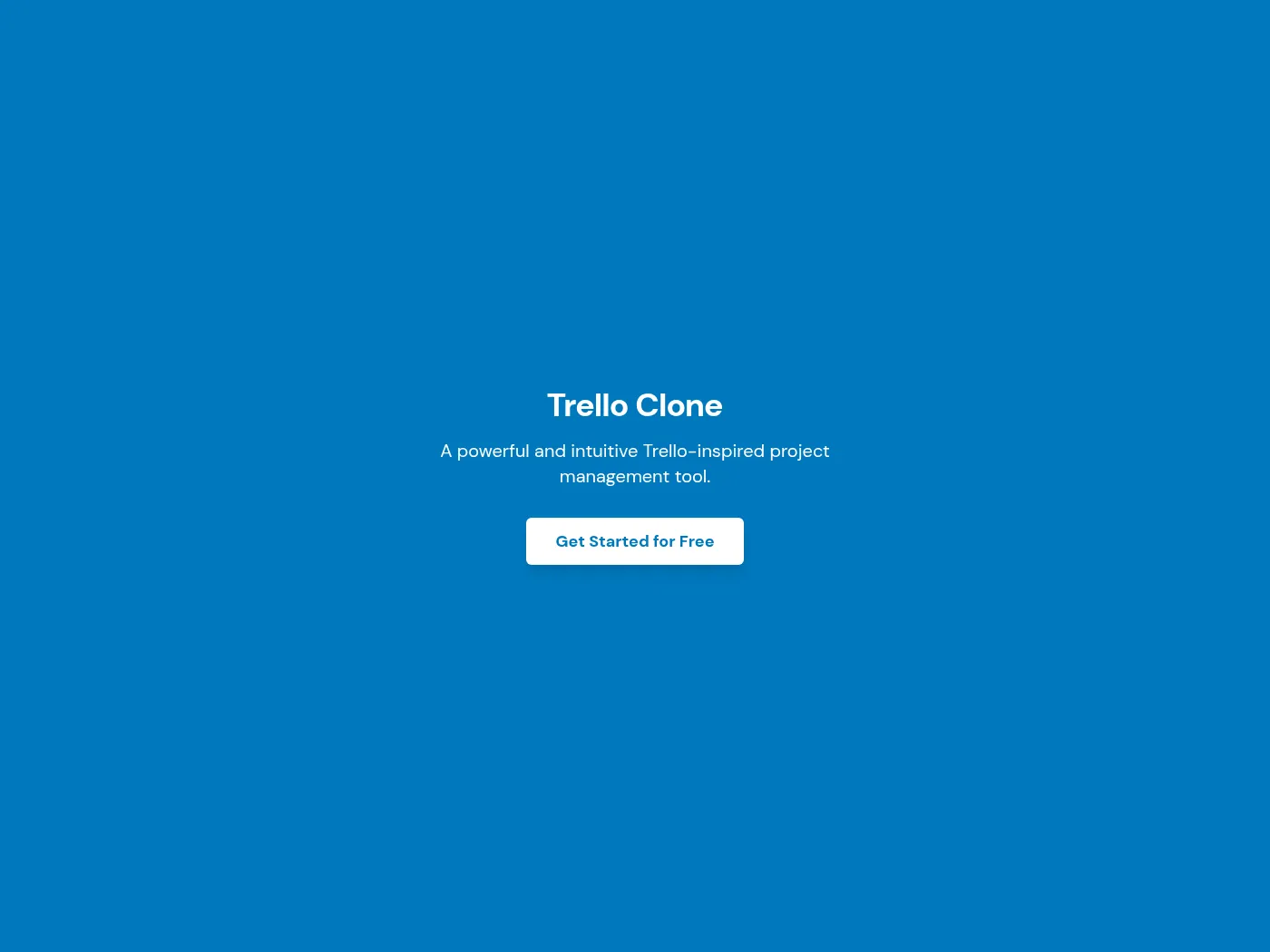 Trello Board Clone
