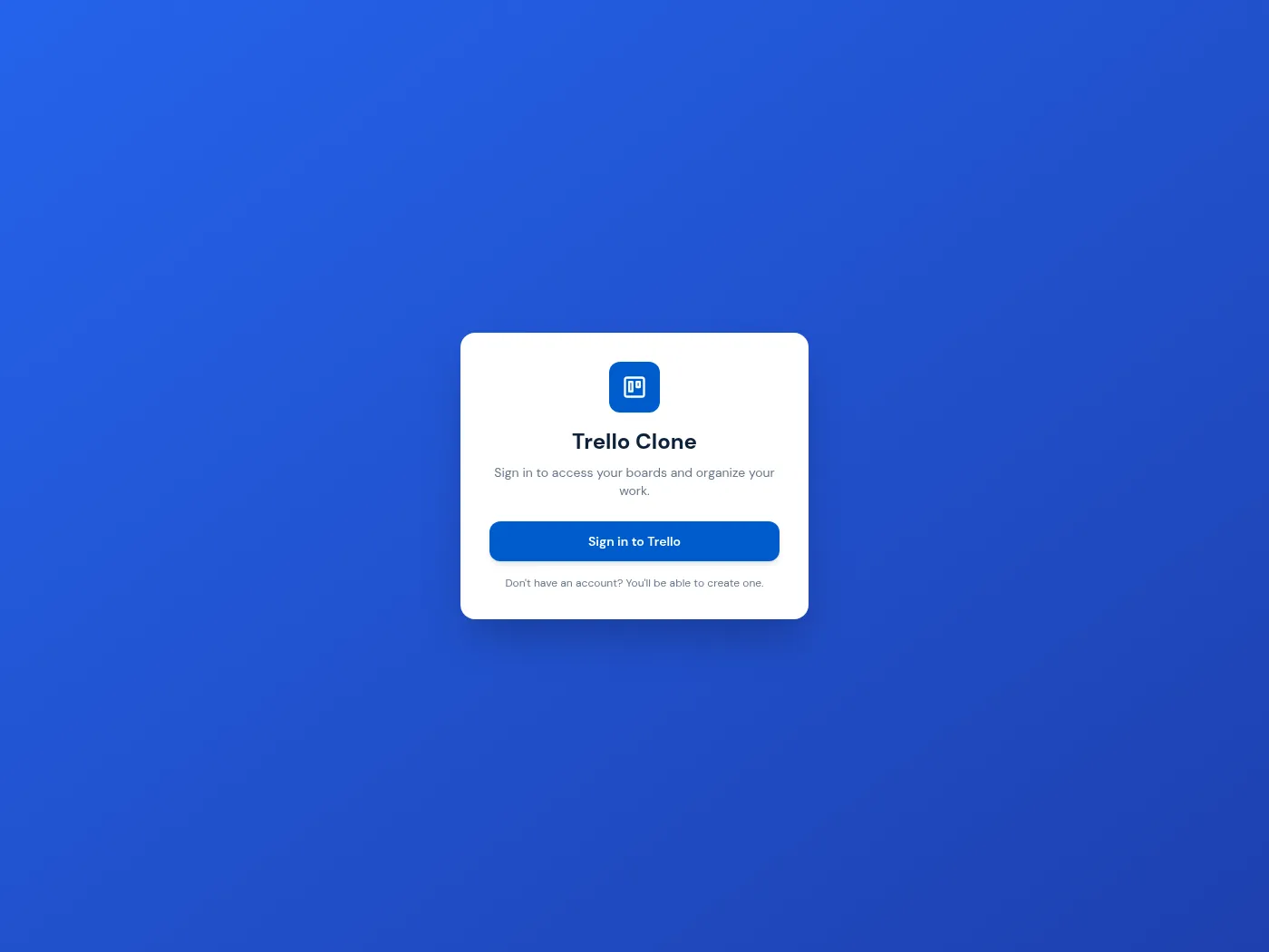 Trello Board Clone