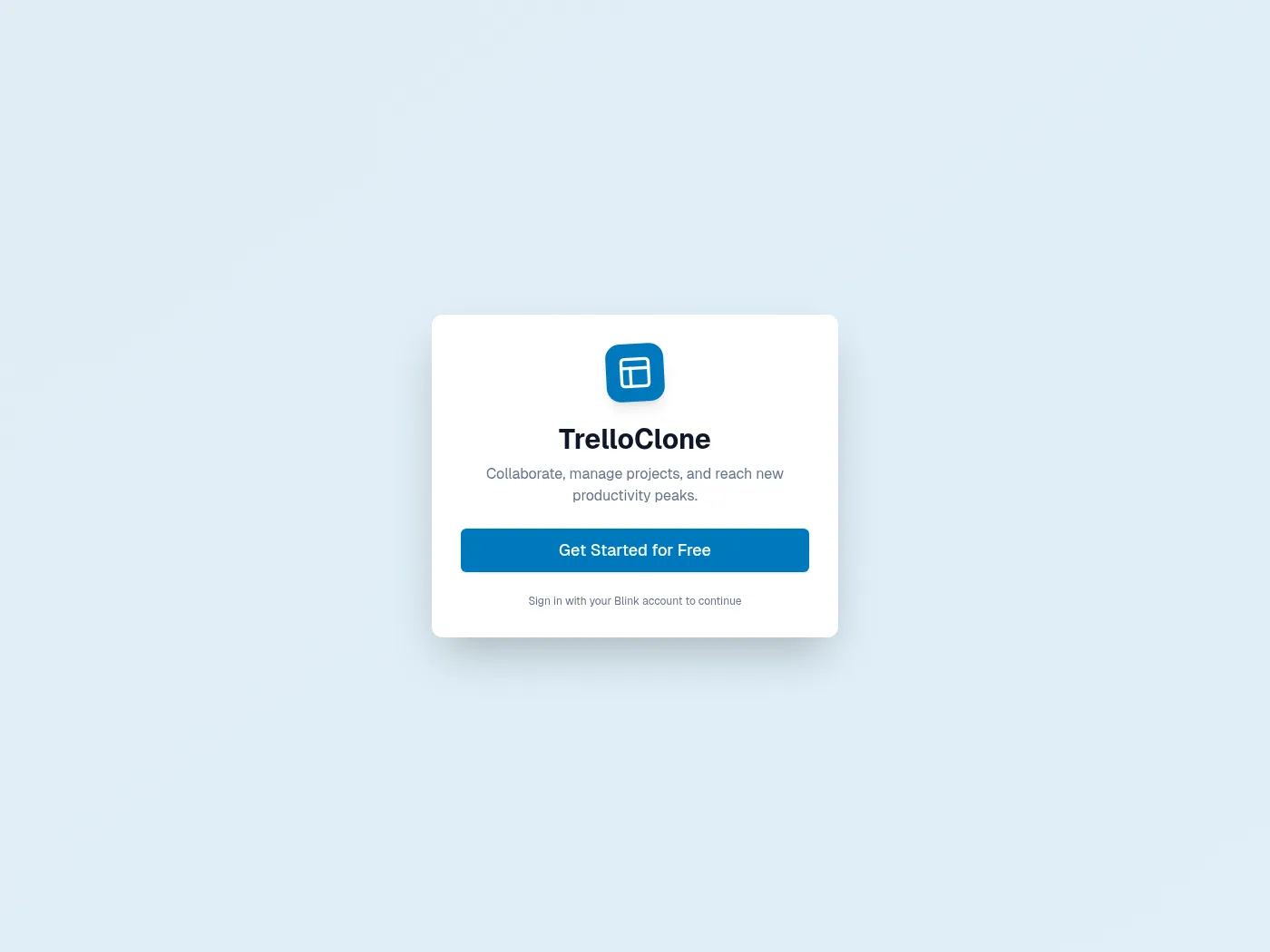 TrelloClone Board