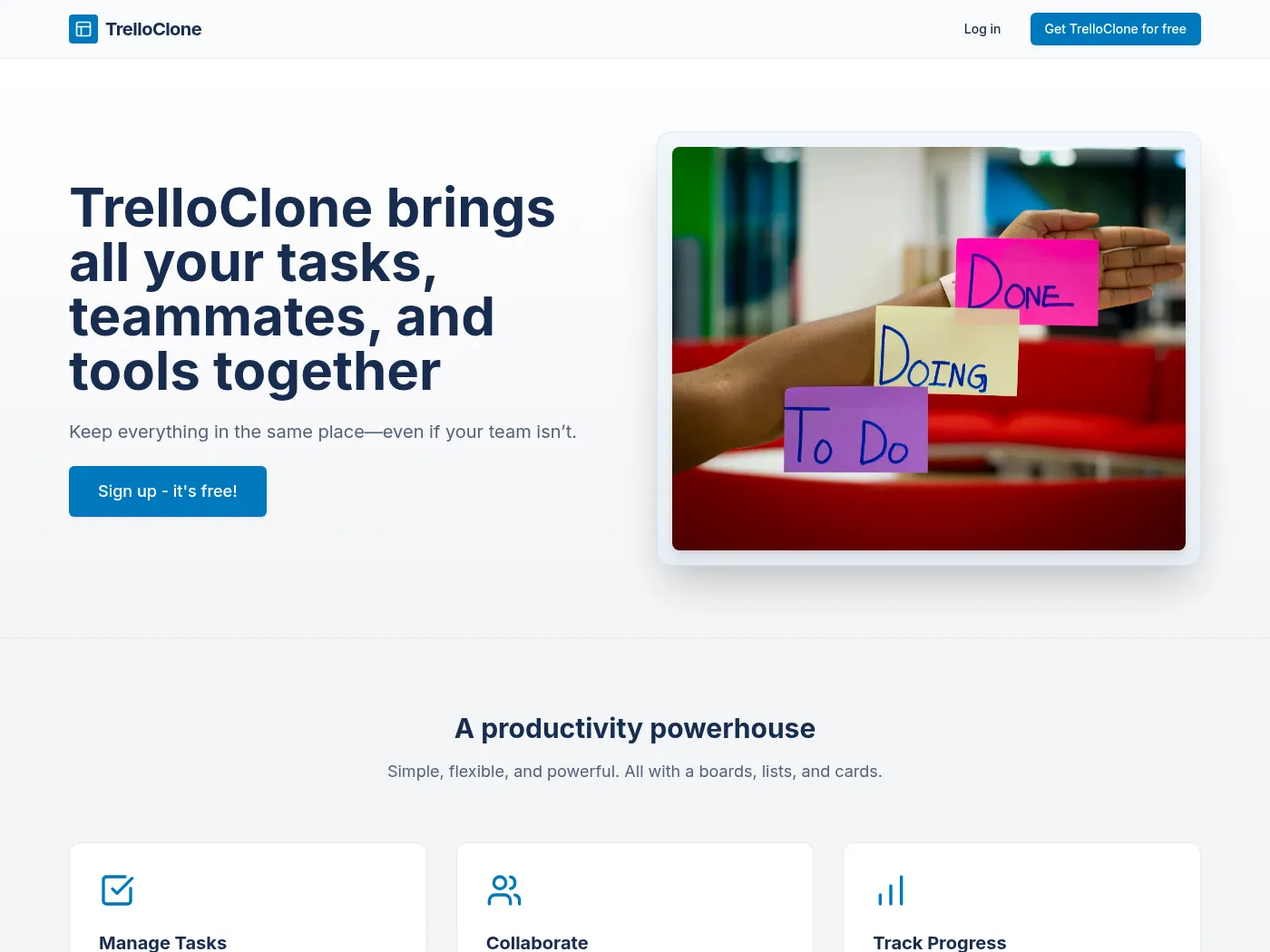 Trello Board Clone