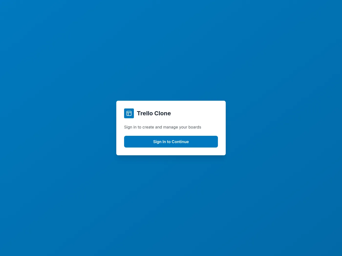 Trello Clone Board