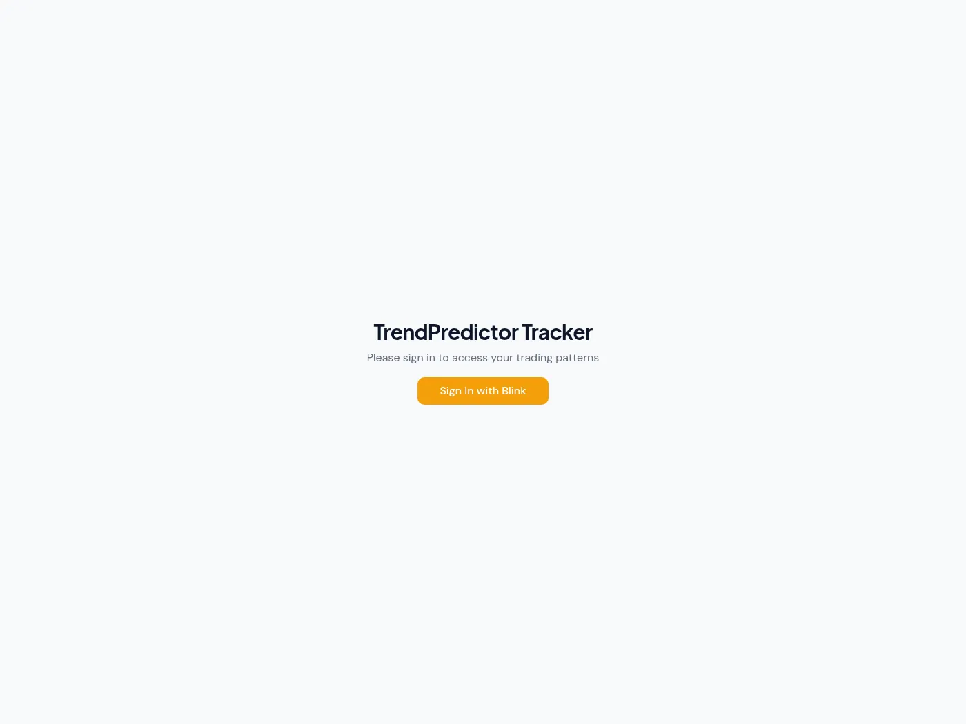 TrendPredictor Tracker
