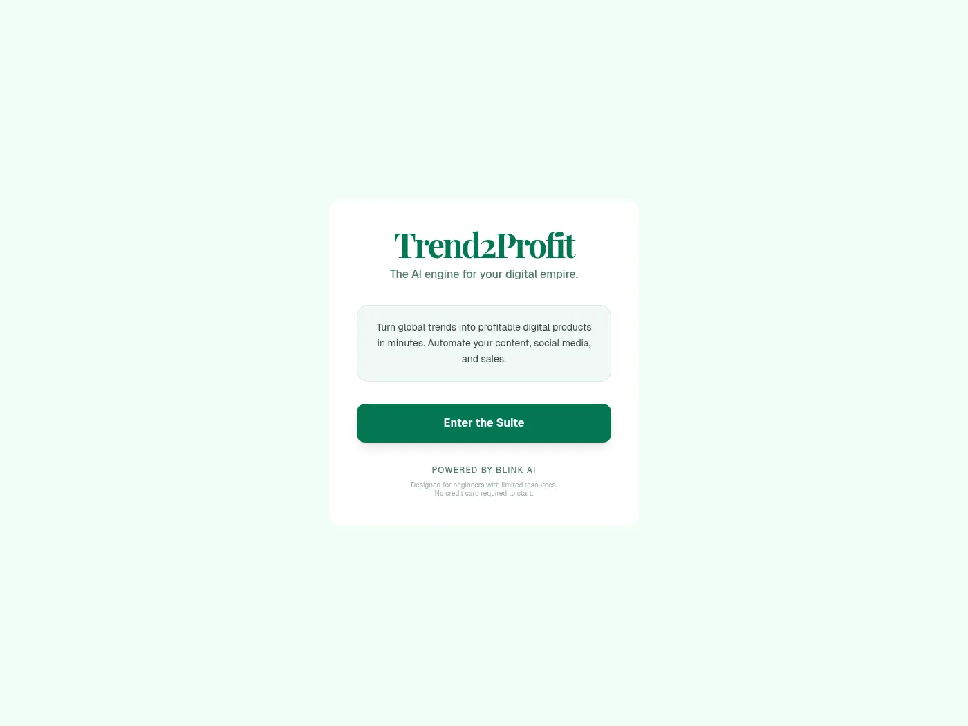 Trend2Profit AI Suite