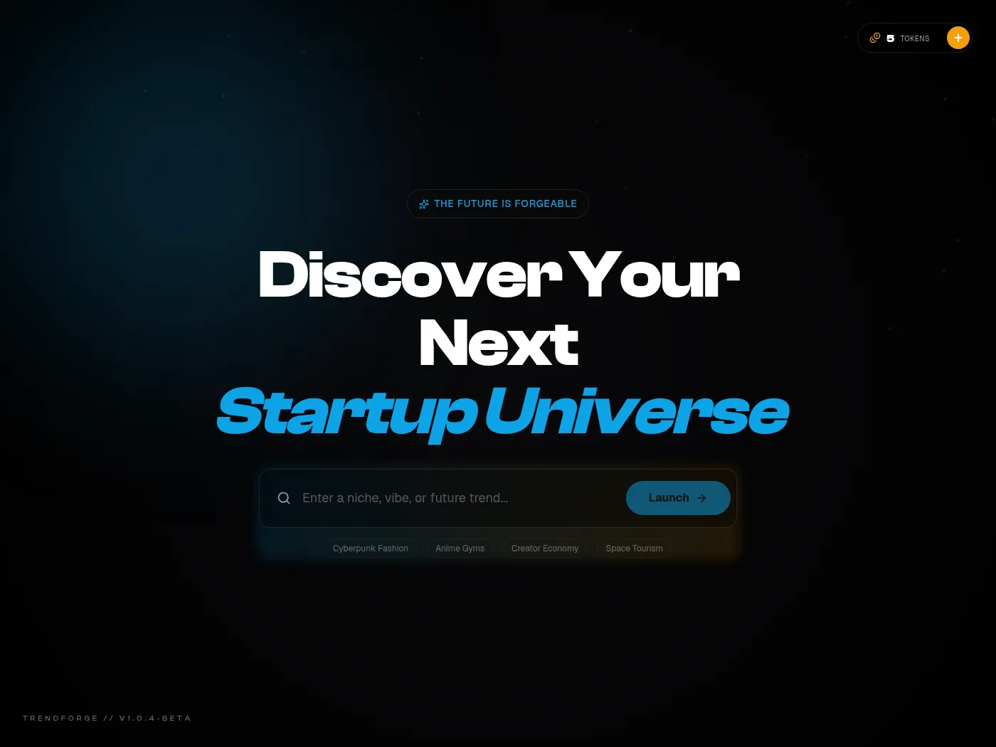 TrendForge AI Discovery Portal