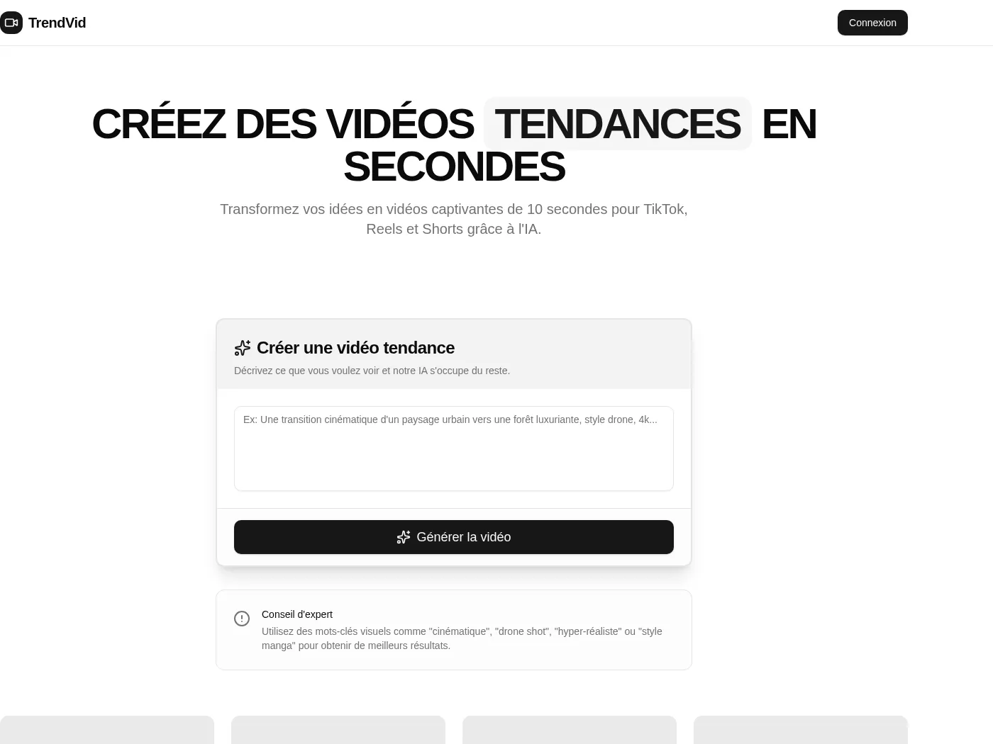 TrendVid Generator