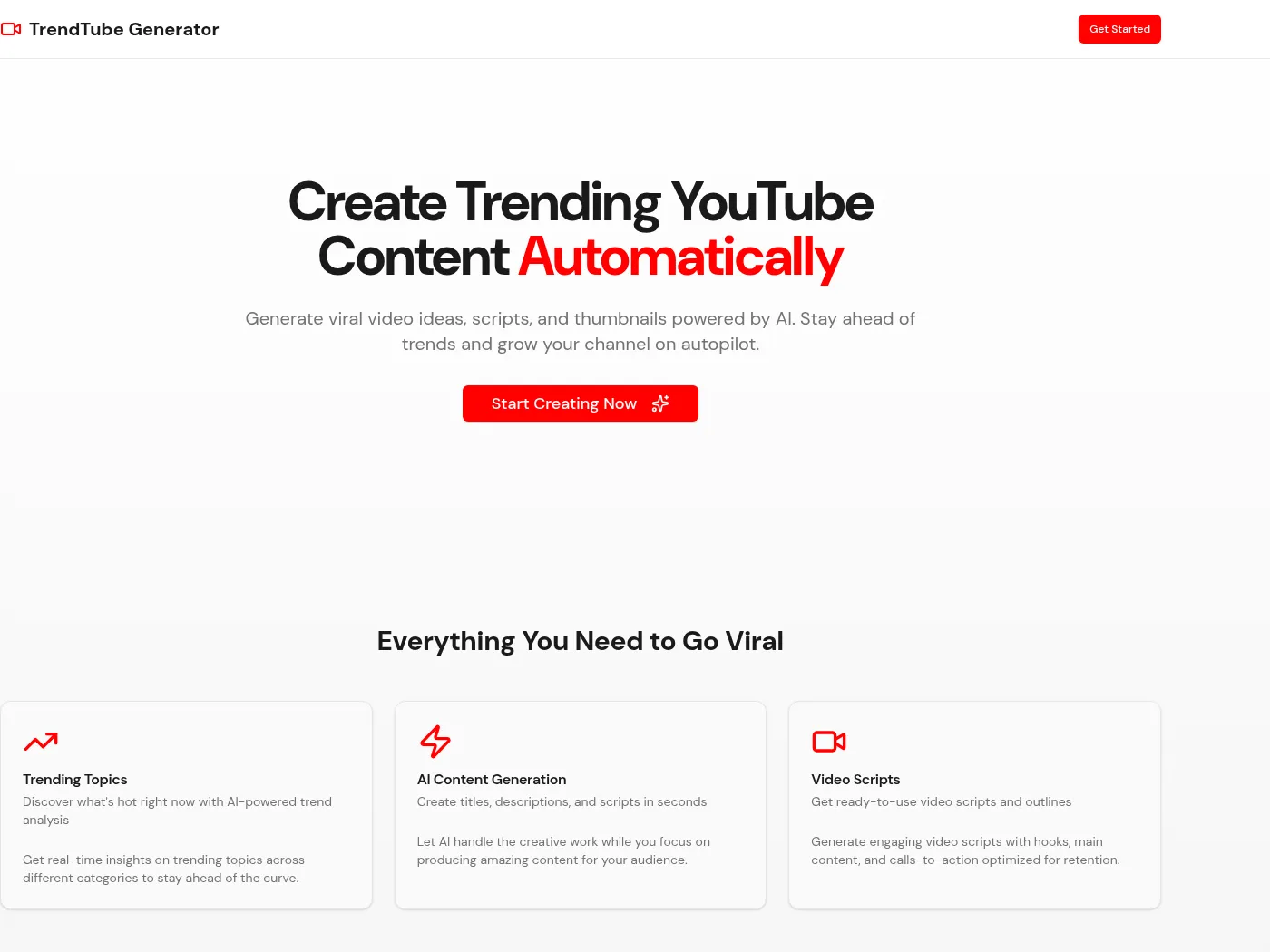 TrendTube Generator