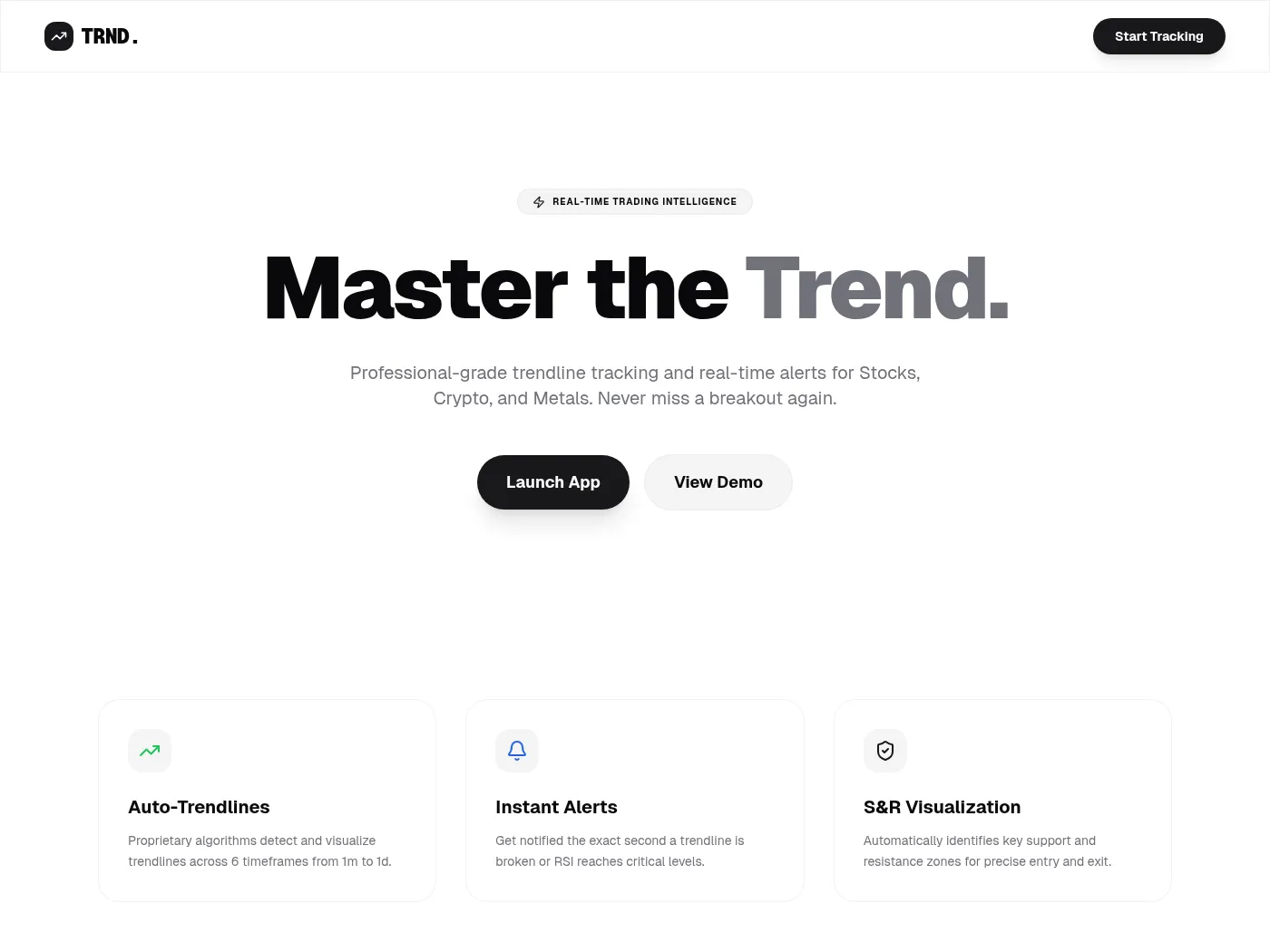 Trendline Tracker Pro