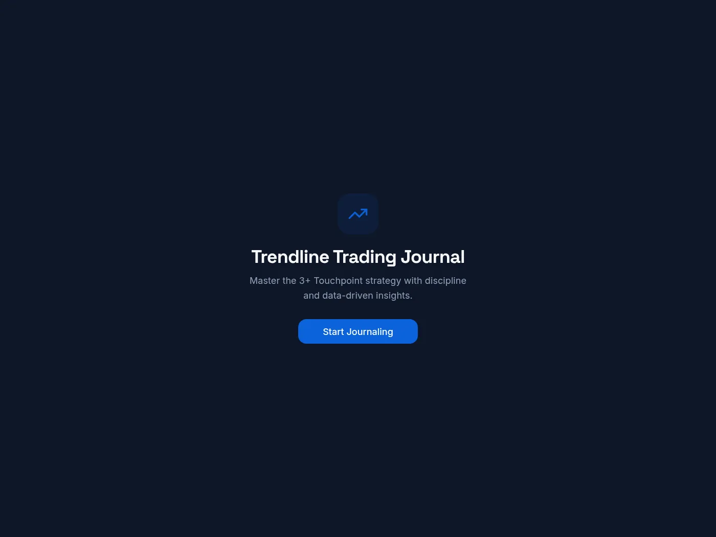 Trendline Trading Journal
