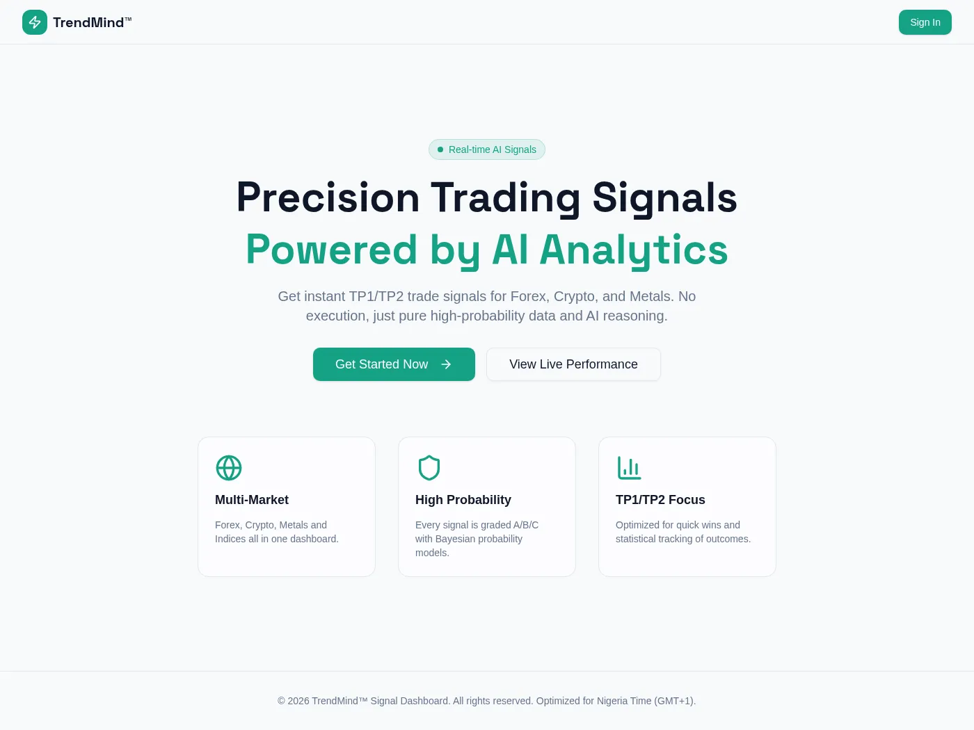 TrendMind Signal Dashboard