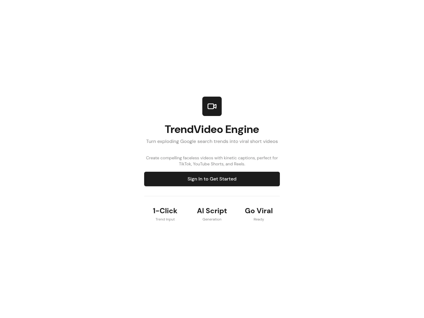 TrendVideo Engine