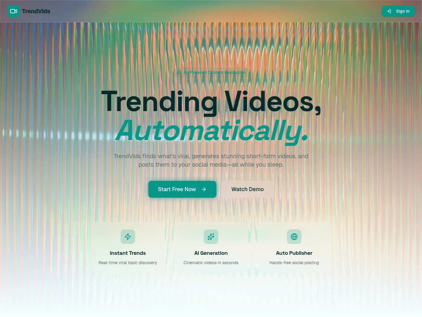 TrendVids Auto Publisher