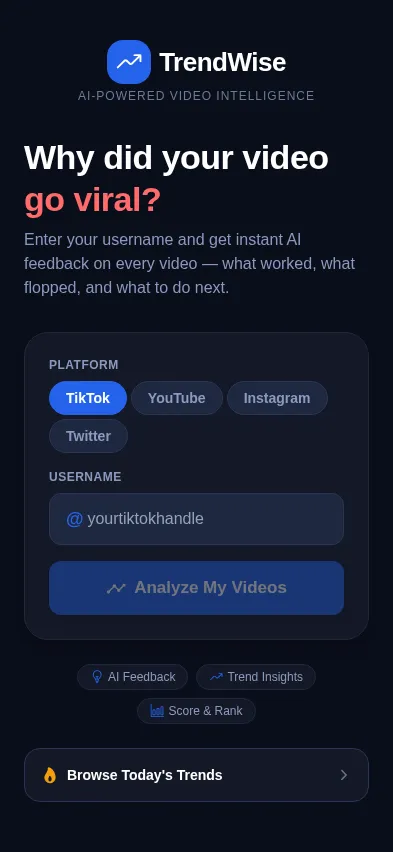 TrendWise Video Analyzer