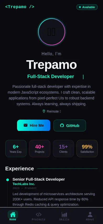 Trepamo Dev Portfolio