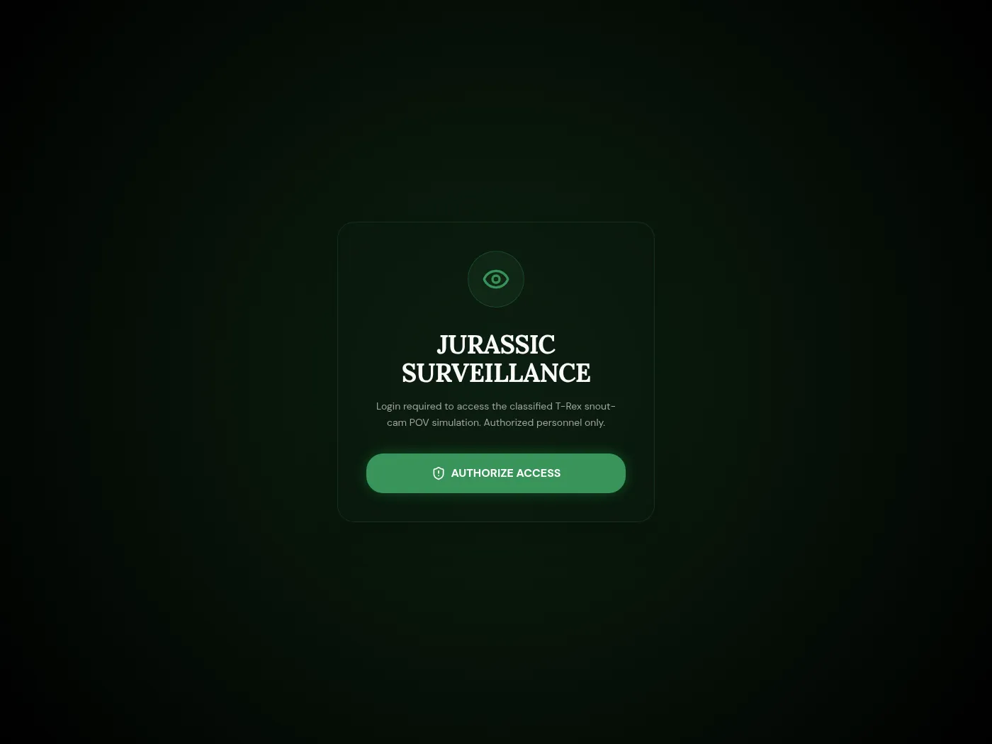 Jurassic POV Experience