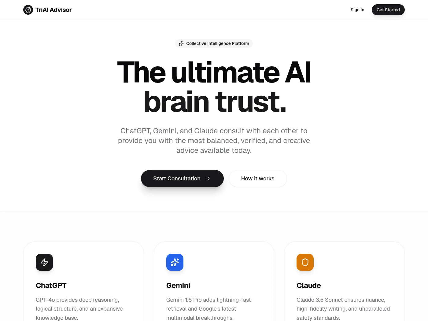 TriAI Advisor