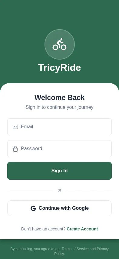TricyRide: TODA Hailing App
