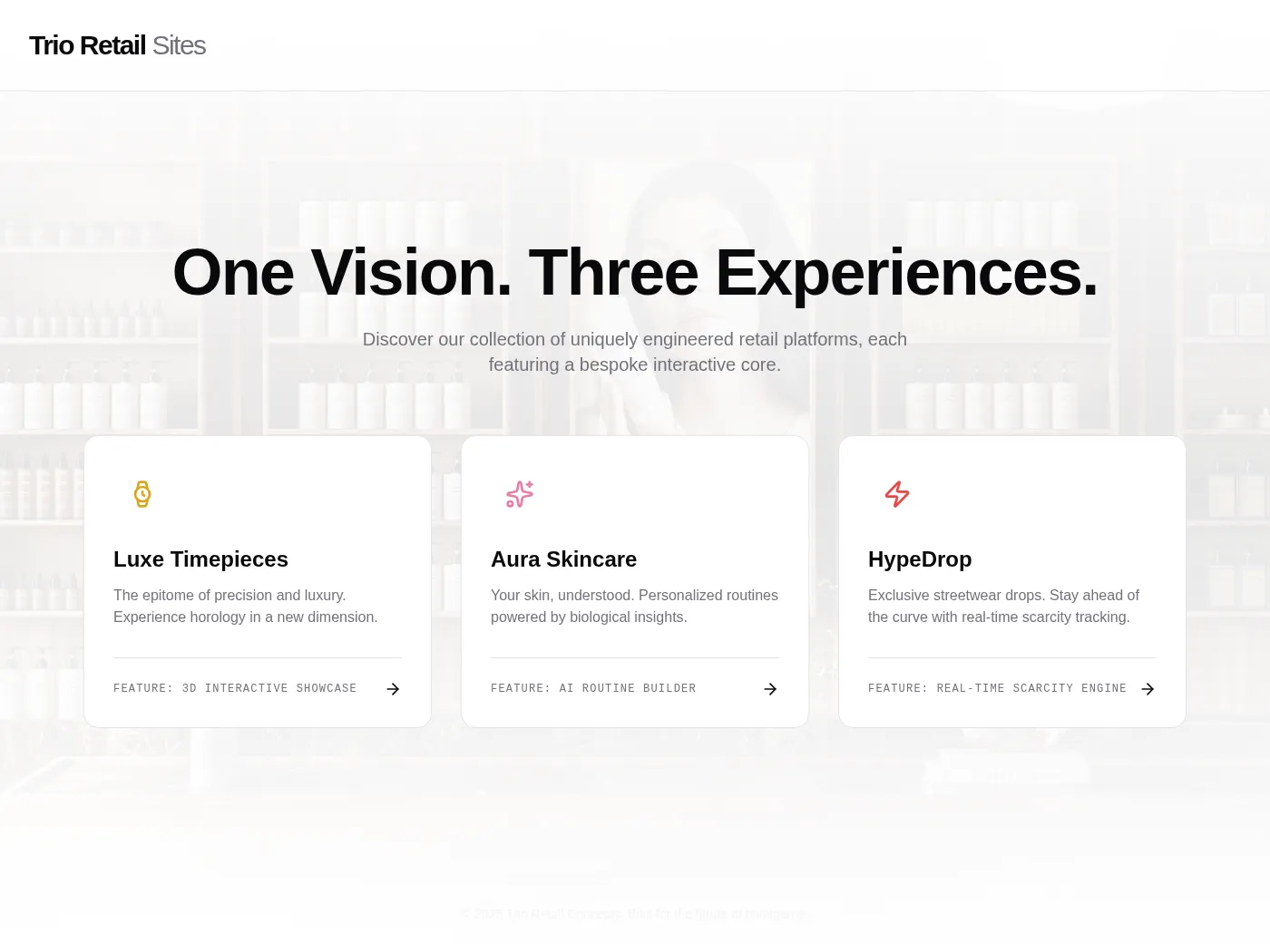 Trio Retail Websites