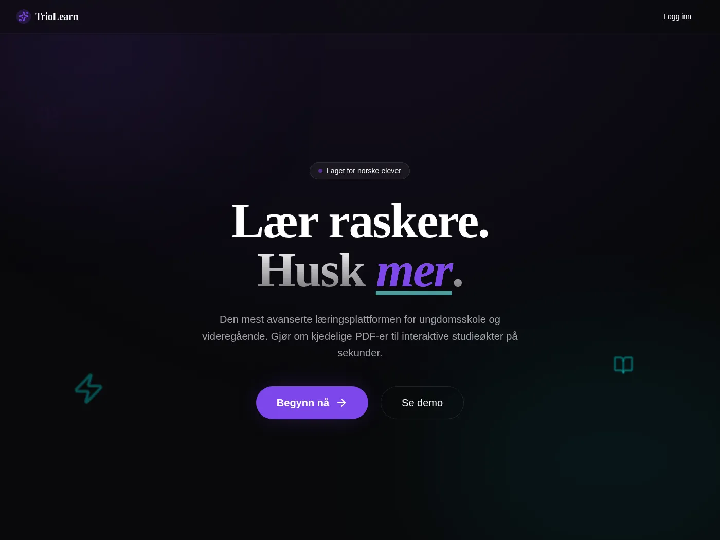 TrioLearn AI Learning Platform