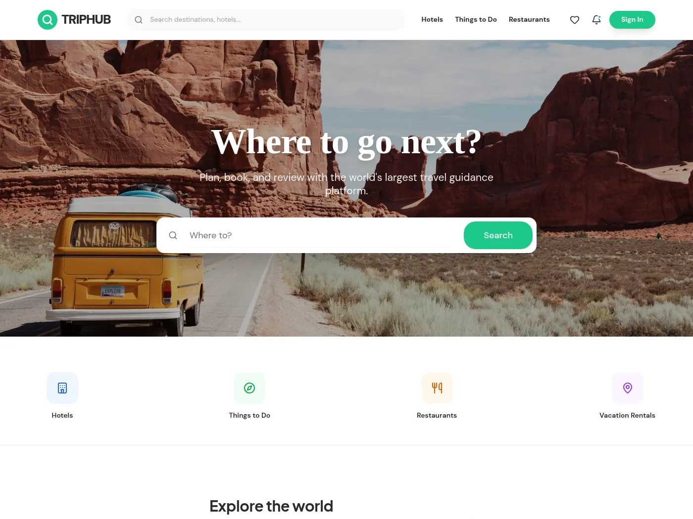 Trip Booking Hub