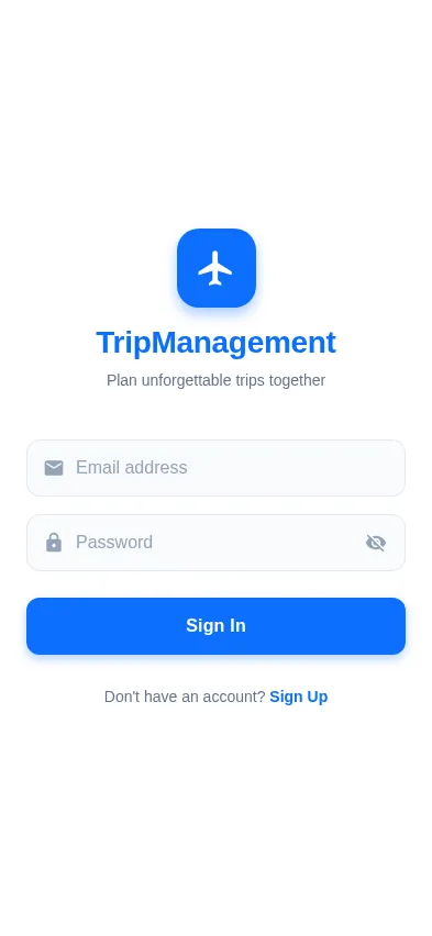 TripManagement App