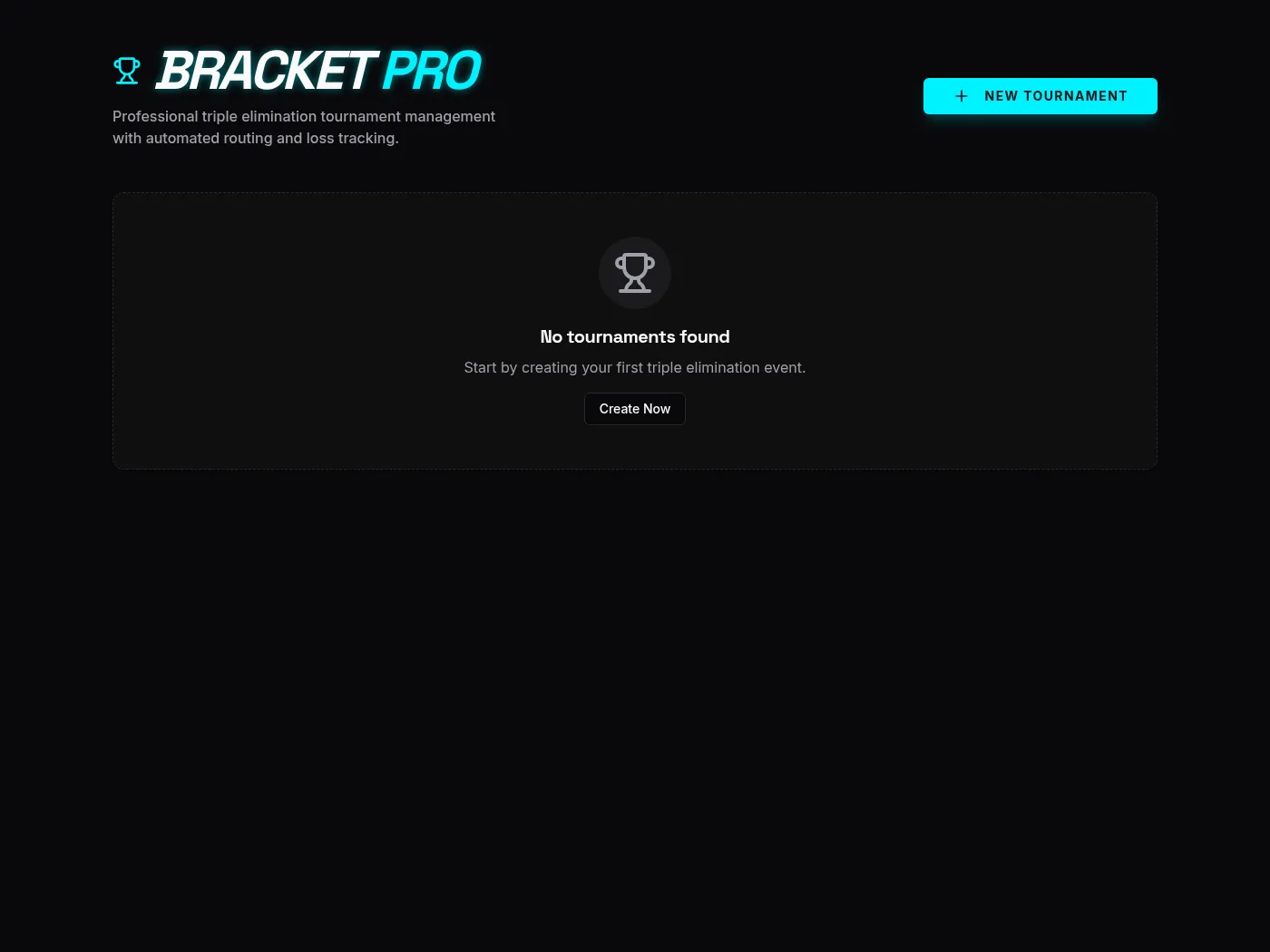 Triple Elimination Bracket Pro