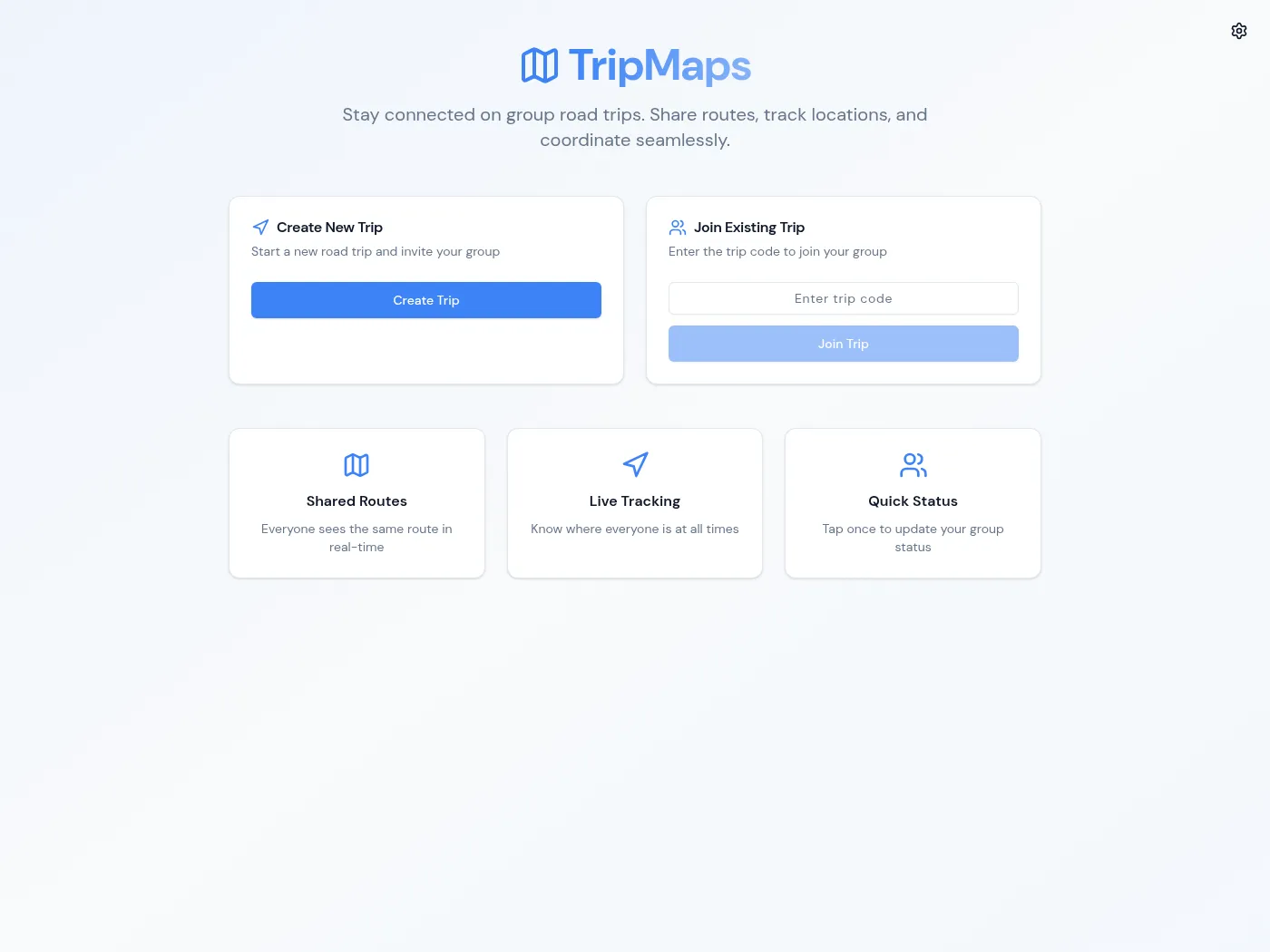 TripMaps: Real-time Group Road Trip Navigation Web App