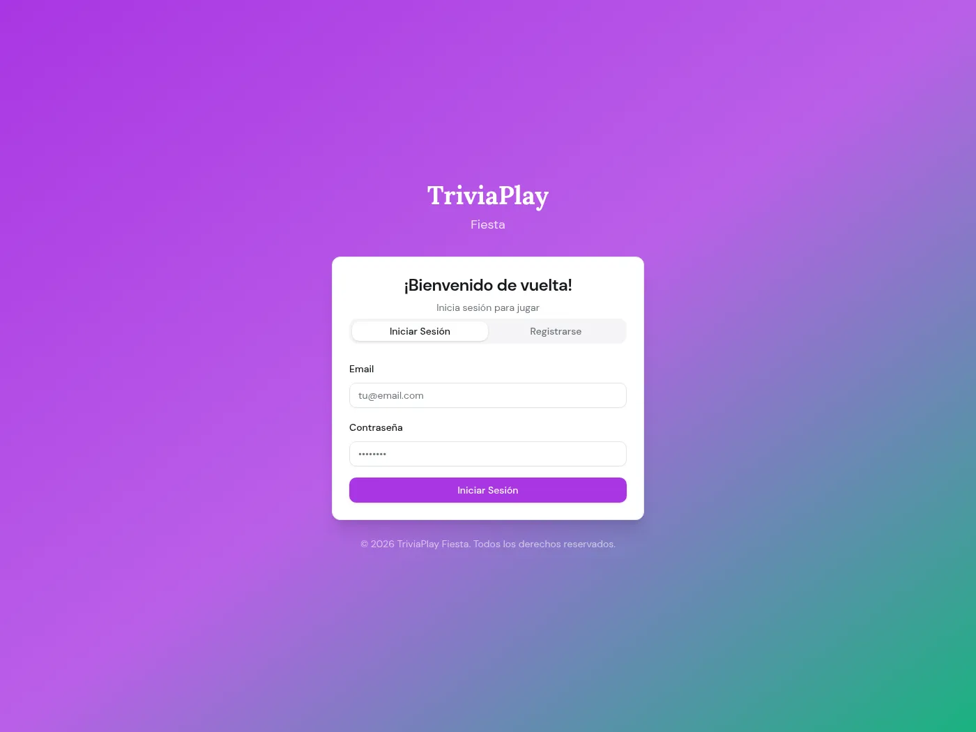TriviaPlay Fiesta