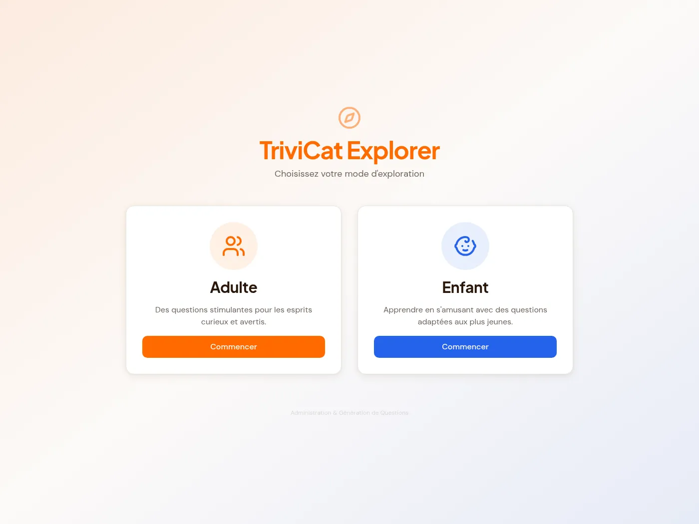 TriviCat Explorer